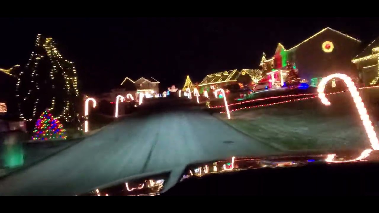 Candy Cane Lane - Greencastle PA (Whispering Spring Dr) - Take 2 (2025 ...