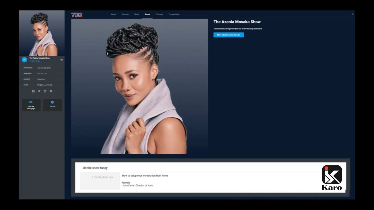 Radio 702 Interview with John Karle - YouTube