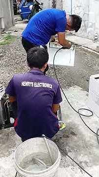 Ganito pala mag linis ng aircon #short - YouTube