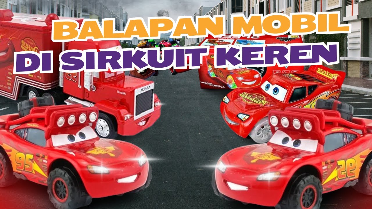 Balapan Mobil di Sirkuit Keren | Unboxing Mainan Mobil-Mobilan Balapan ...