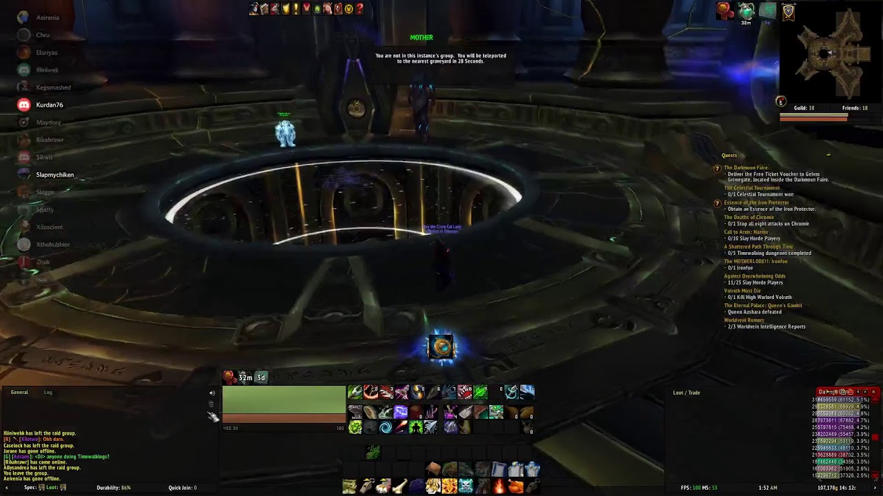 WOrld of Warcraft Heroic nyolotha 4/10/20 - YouTube