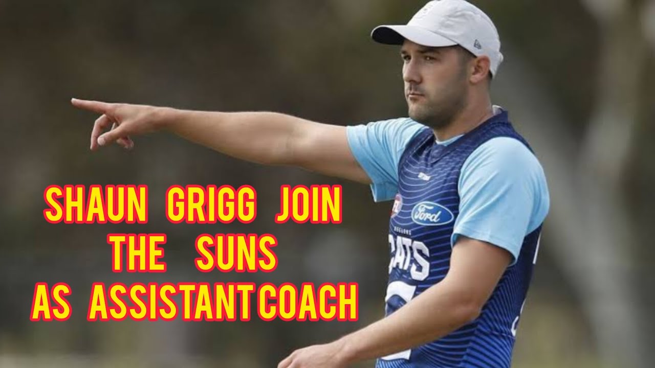 Shaun Grigg Appointed Gold Coast Suns Assistant Coach - YouTube