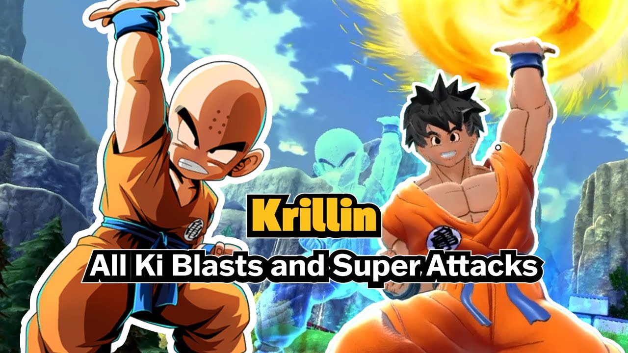 DBTB - Krillin Transphere all Ki Blasts and Super Attacks - YouTube
