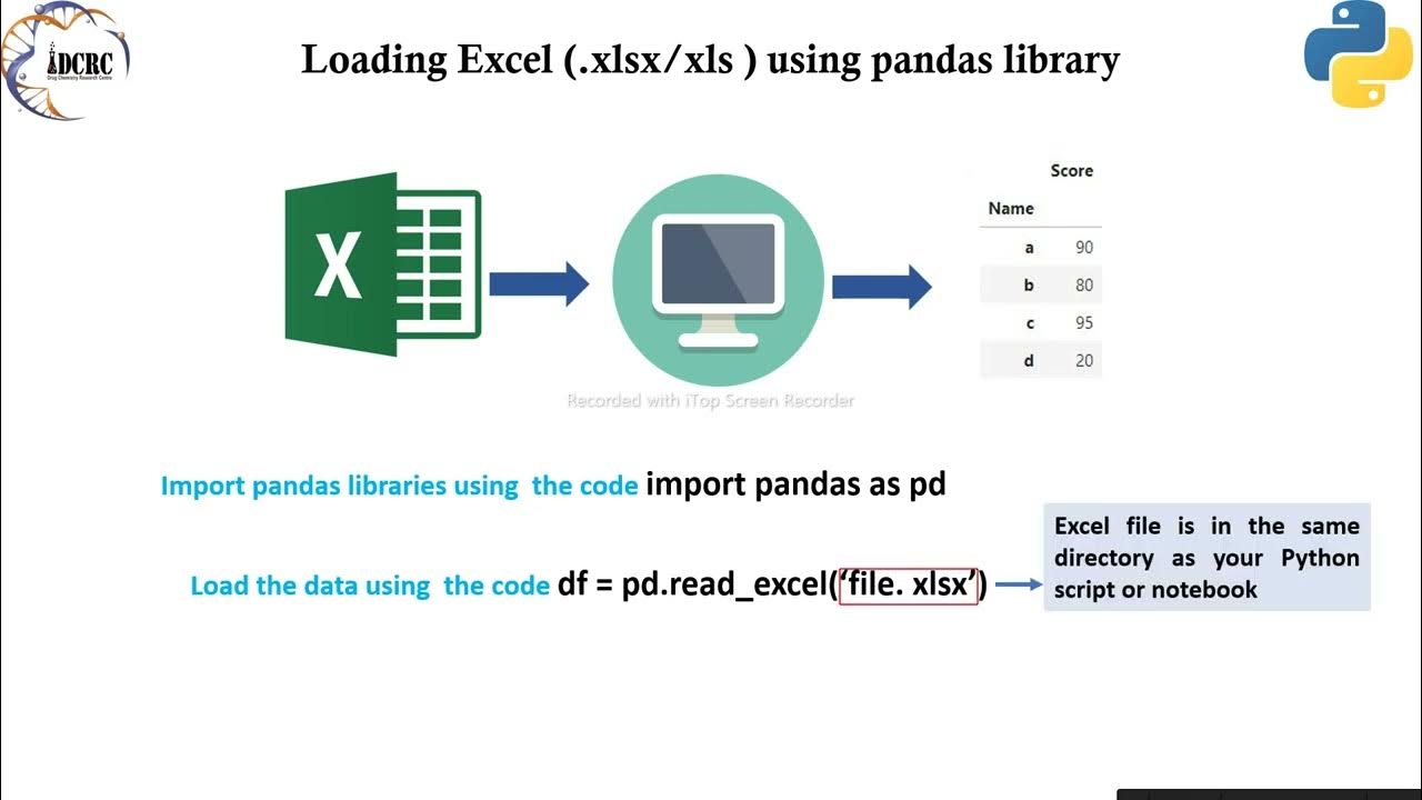 How to Import Excel data file using python pandas read_excel #python #machinelearning # ...