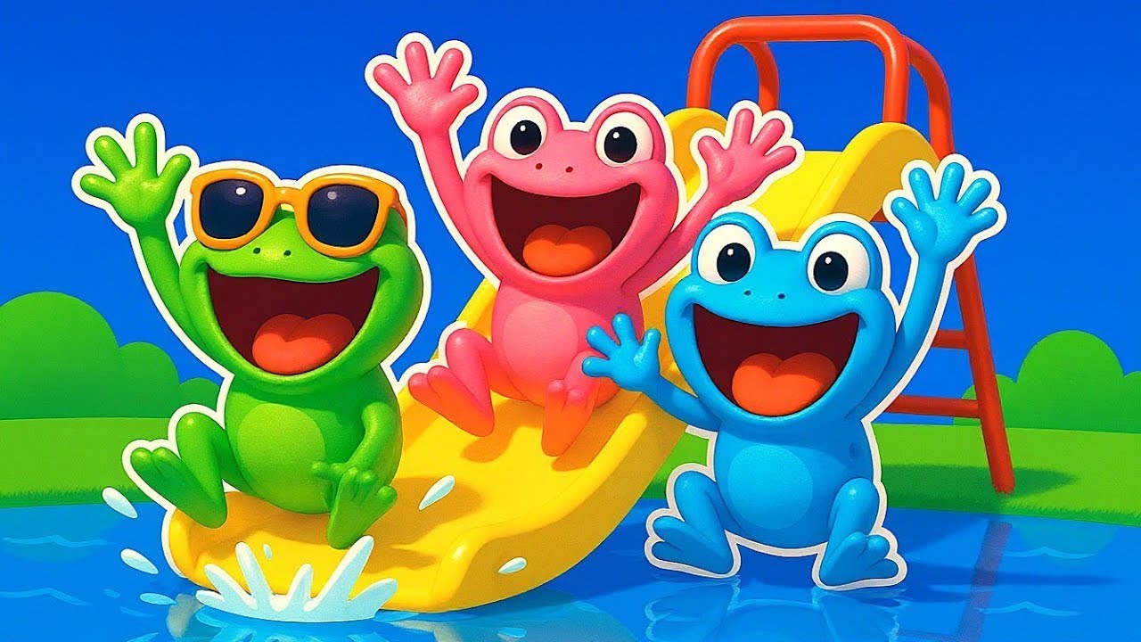 Ten Little Frogs - Ribbit-Ribbit! 🐸🎶 Let's learn to count to 10! | Nina ...