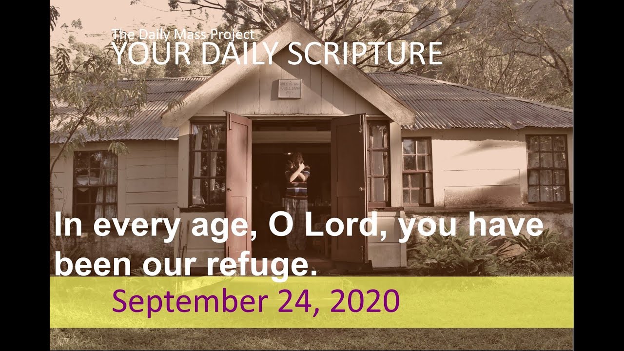 Your Daily Scripture - 2020.09.24 - YouTube
