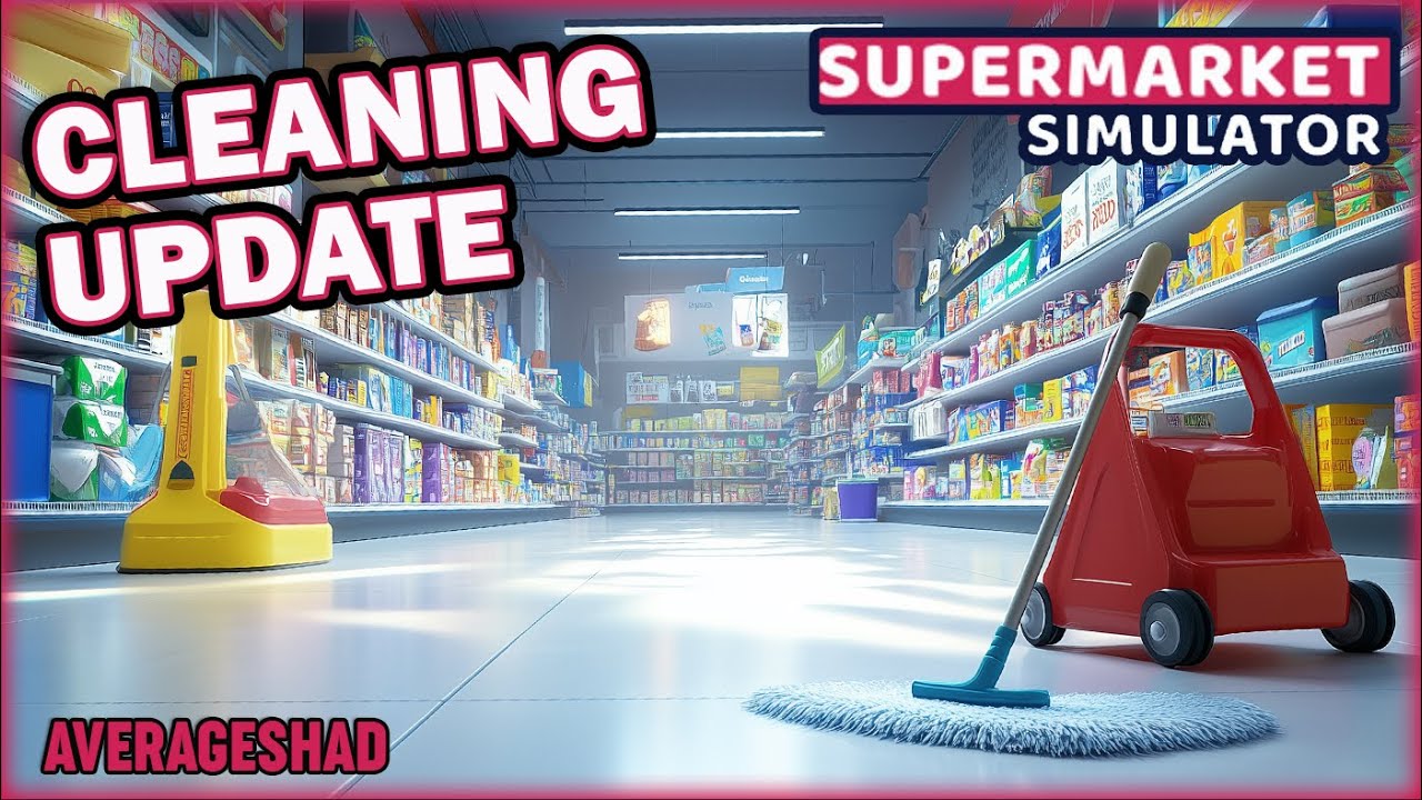 Supermarket Simulator | UPDATE | Cleaning - YouTube