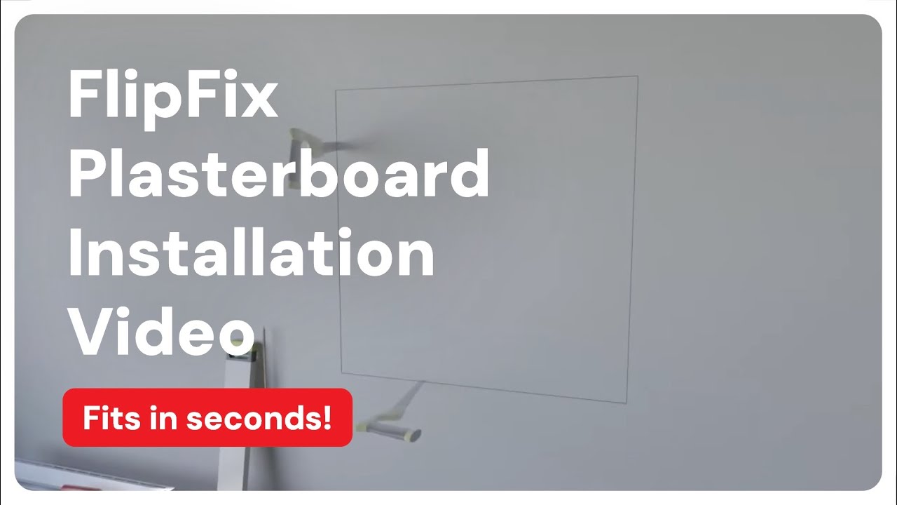 FlipFix Plasterboard Fitting Video - YouTube