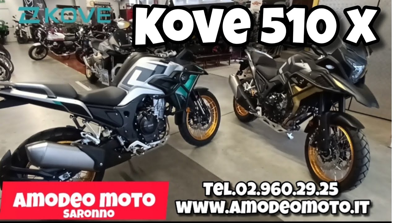 KOVE 510 X BY AMODEO MOTO SARONNO - YouTube
