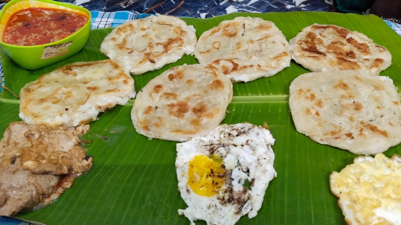 Parotta Omelette Half Boil Egg and Egg Kalakki Eating SR Ragalai View ...