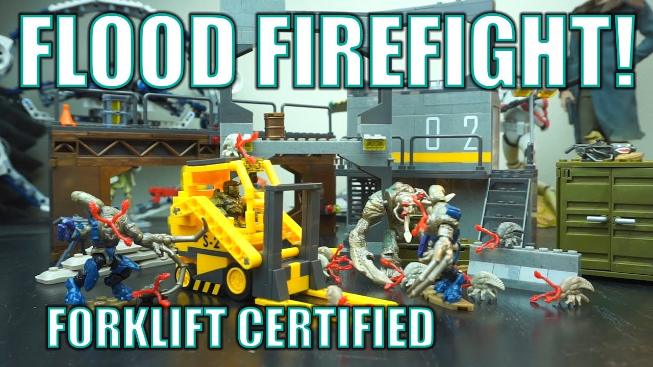 NEW MEGA Halo 3 Floodgate Firefight Set Review HNC59 - FAN FAVORITE ...
