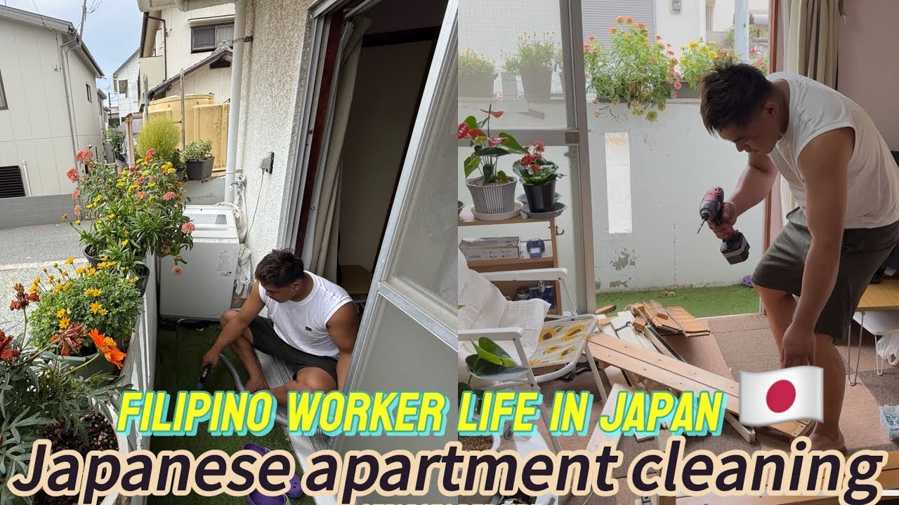 Productive life in Japan/Japanese apartment cleaning/Neighborhood clean ...