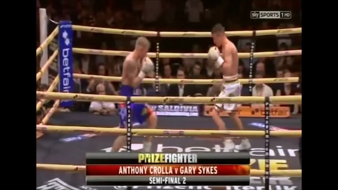 Gary Sykes vs Anthony Crolla PRIZEFIGHTER LIGHTWEIGHT SEMI FINAL ...