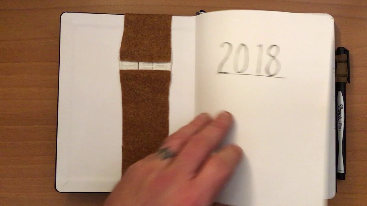 My bullet journal (landscape edition) - YouTube