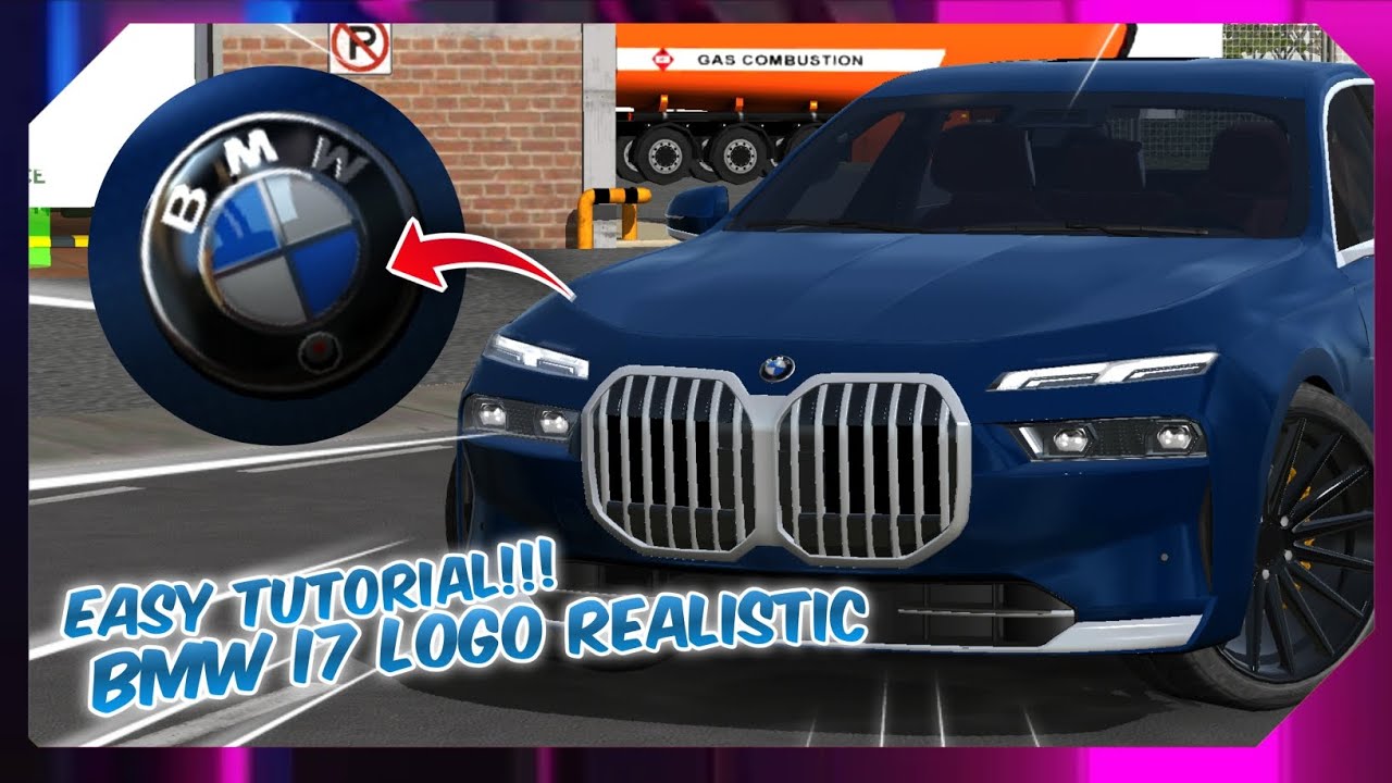 How To Make BMW i7 Logo Realistic Design Tutorial Car Parking ...