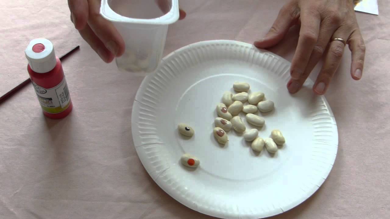 Playing With Counting Beans - YouTube