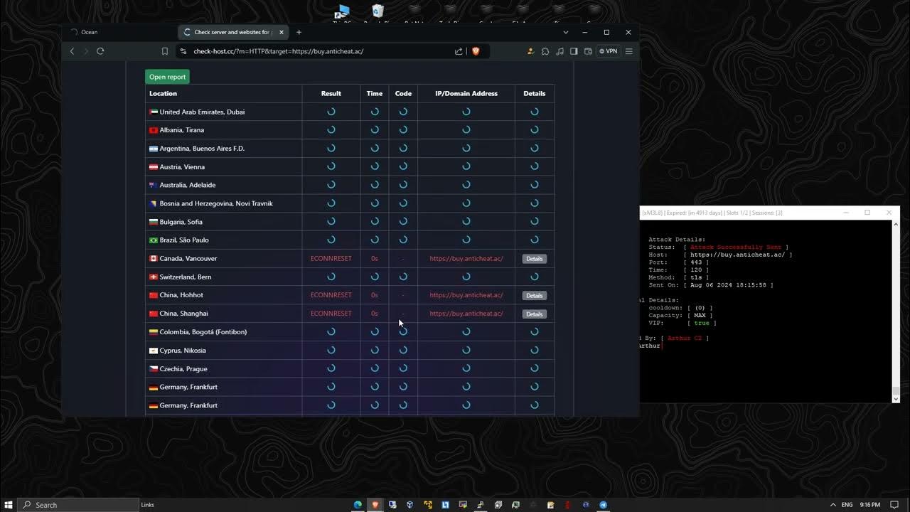 Arthur C2 VS Websites | ArthurC2 | CHEAP PRICES | BEST BOTNET & C2 2024 ...