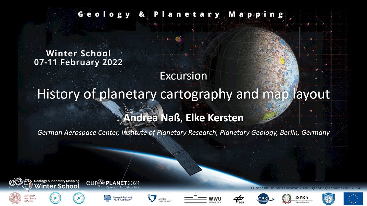 History of planetary cartography and map layout - YouTube