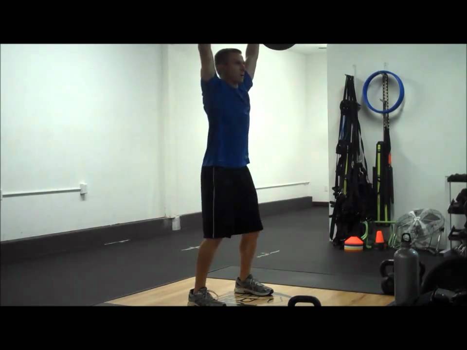 Wakeboard Workout Wednesday #42 - Barbell Complex - Front Squat, Push Press, Bent Over Row - YouTube