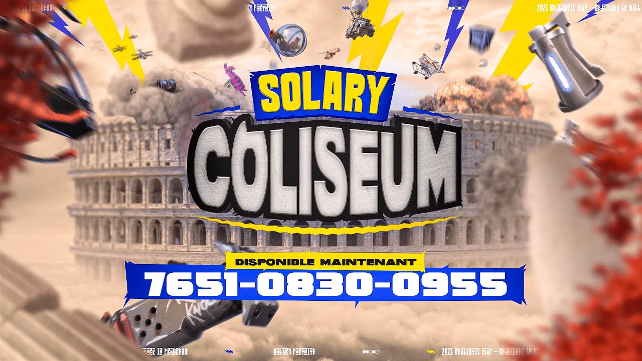 La MAP FORTNITE pour REJOINDRE SOLARY 🏆 (Lancement de l'académie) - YouTube