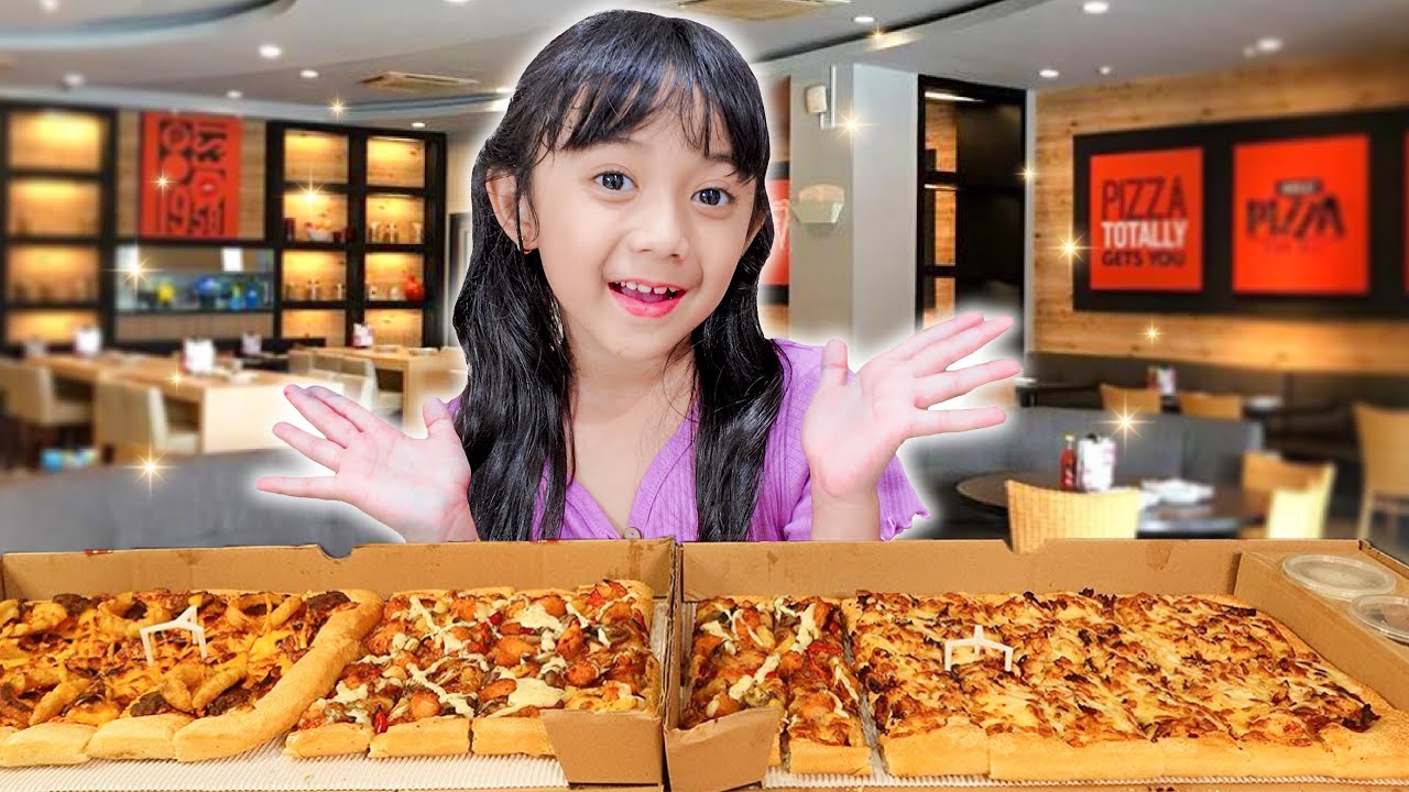 SAMANTHA MAKAN PIZZA SUPER BESAR RAKSASA | KOMPILASI VIDEO MANANAN ...