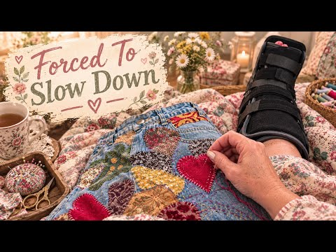 How to Repurpose Old Jeans with Slow Stitching & Fabric Scraps