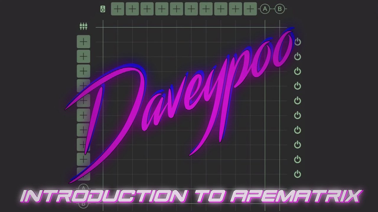 Introduction to apeMatrix - Daveypoo, The Mobile Music Minstrel - YouTube