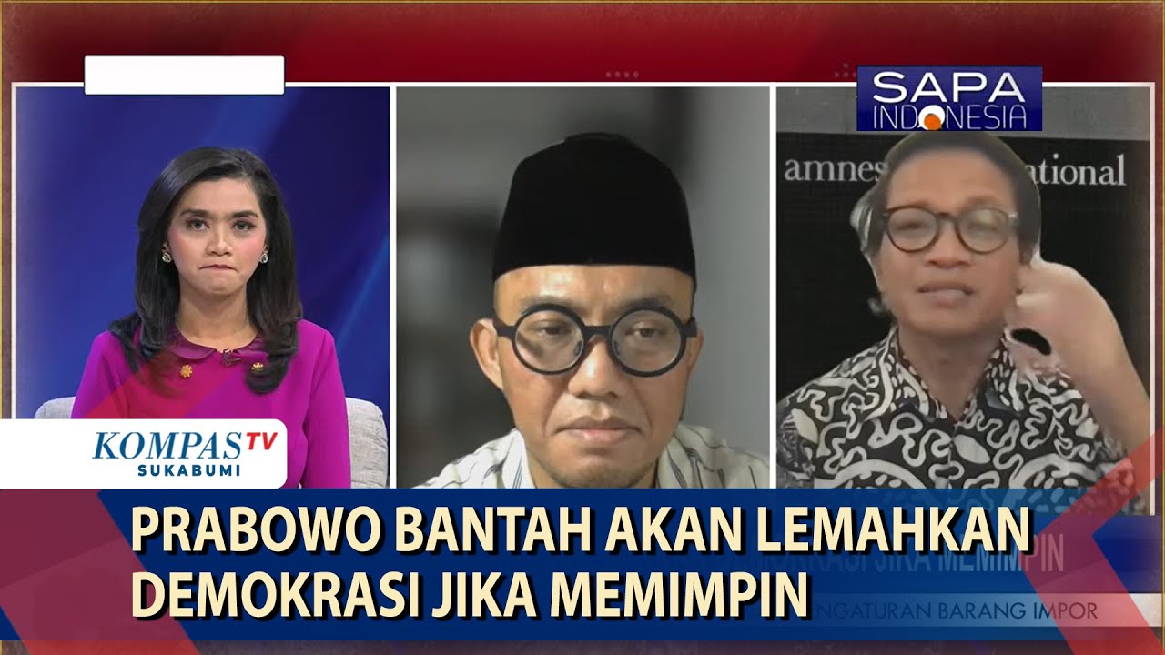 Prabowo Bantah Akan Lemahkan Demokrasi Jika Memimpin - YouTube