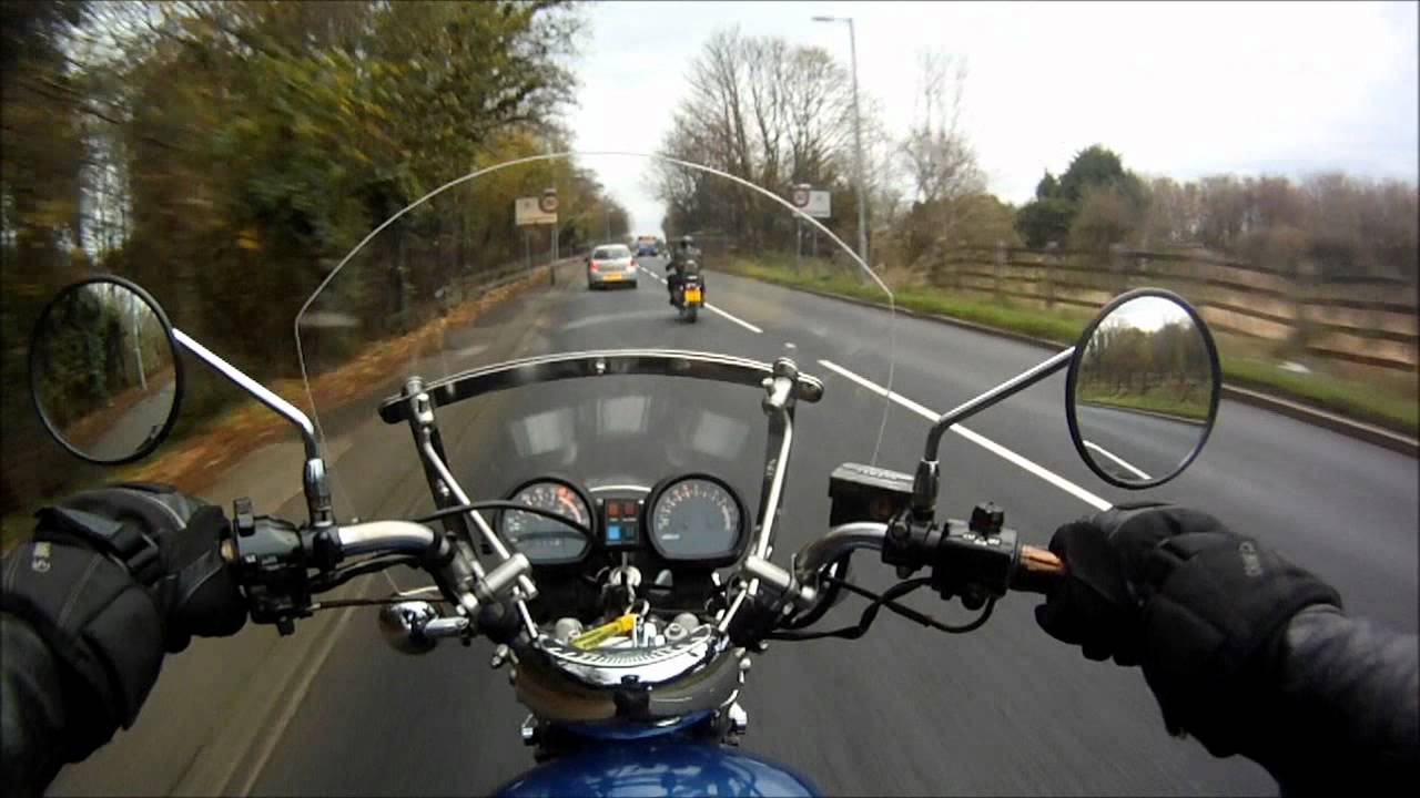 Motorcycle screen & xv535 ride - YouTube