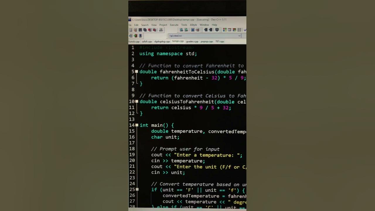 Temperature Measure C Coders Codinglife Codingninja Codemasters