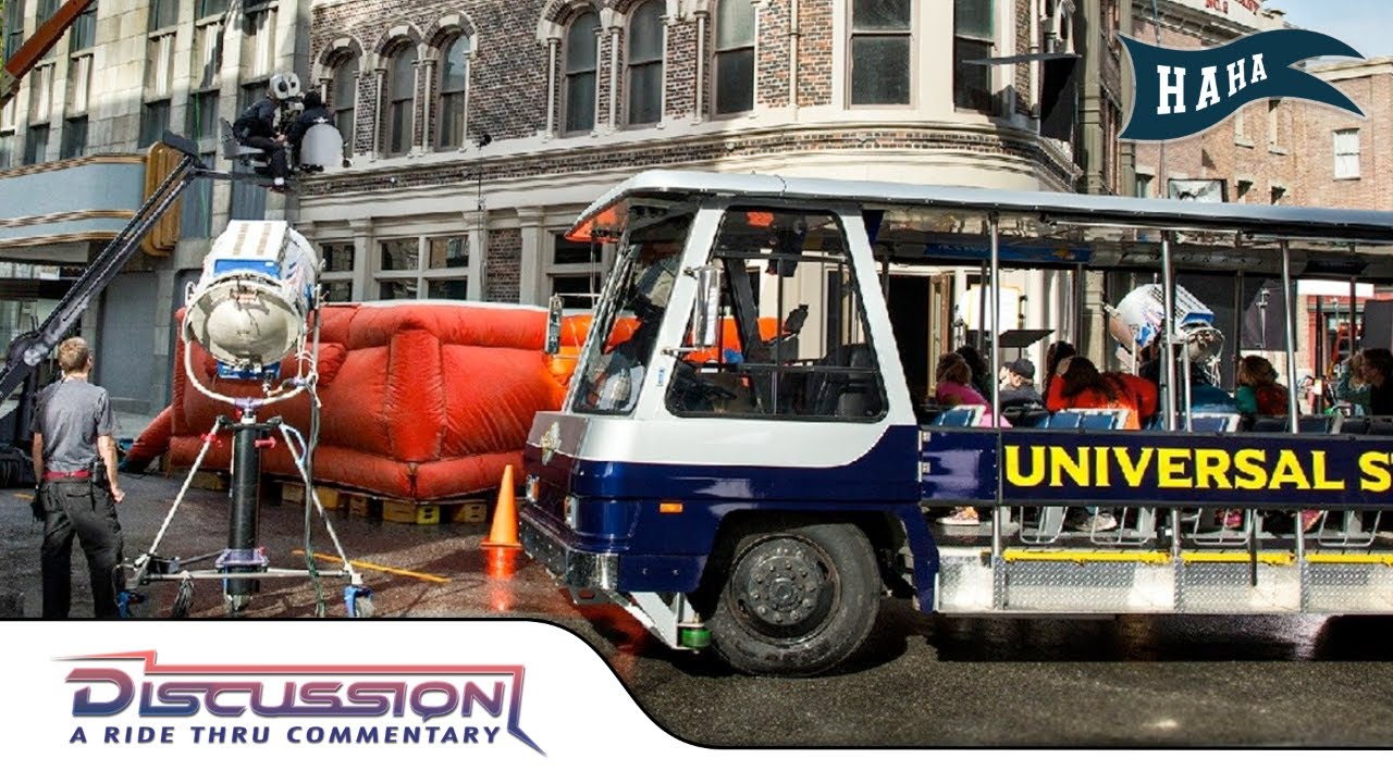 Backlot Tram Tour - Universal Studios Hollywood - Discussion: A Ride ...