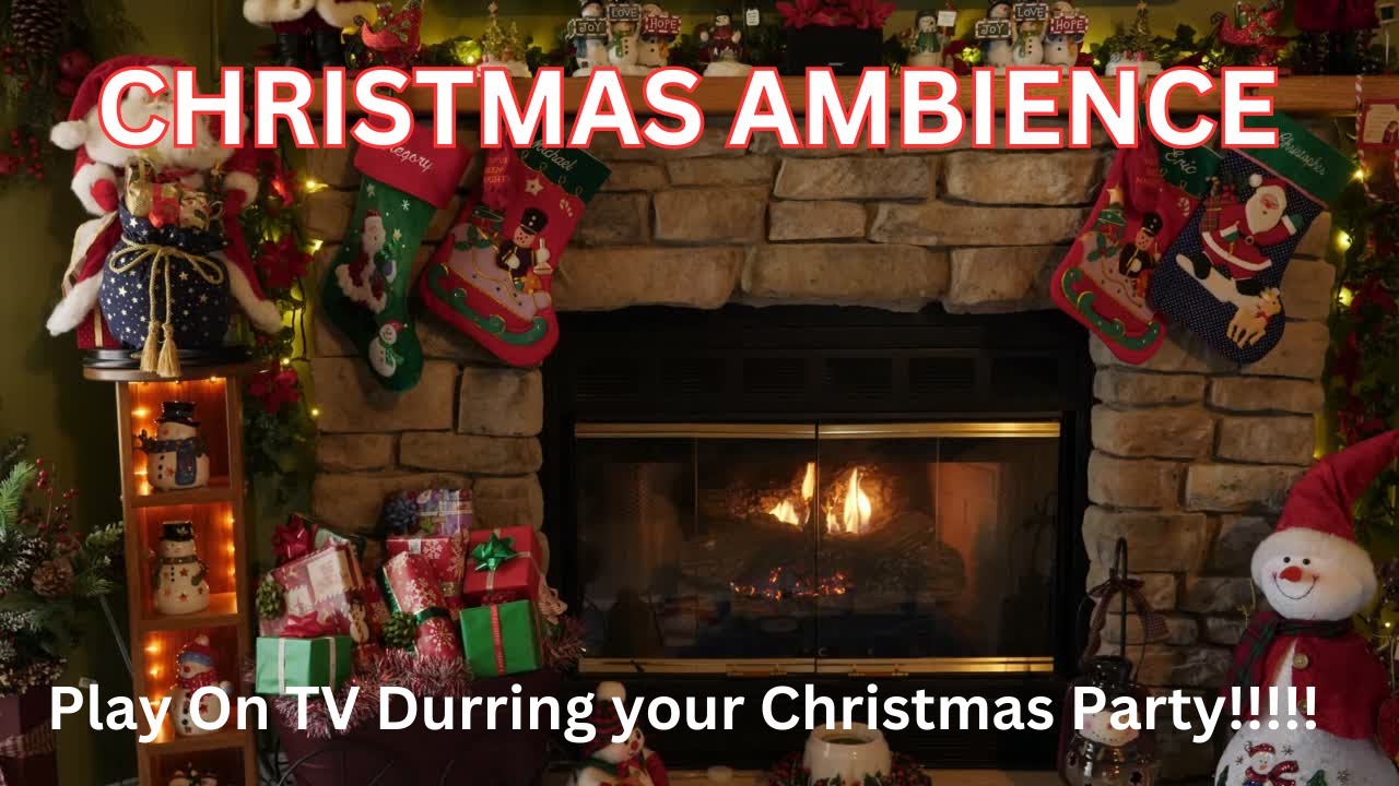 Christmas Ambiance Background for Your Christmas or Thanksgiving Party ...