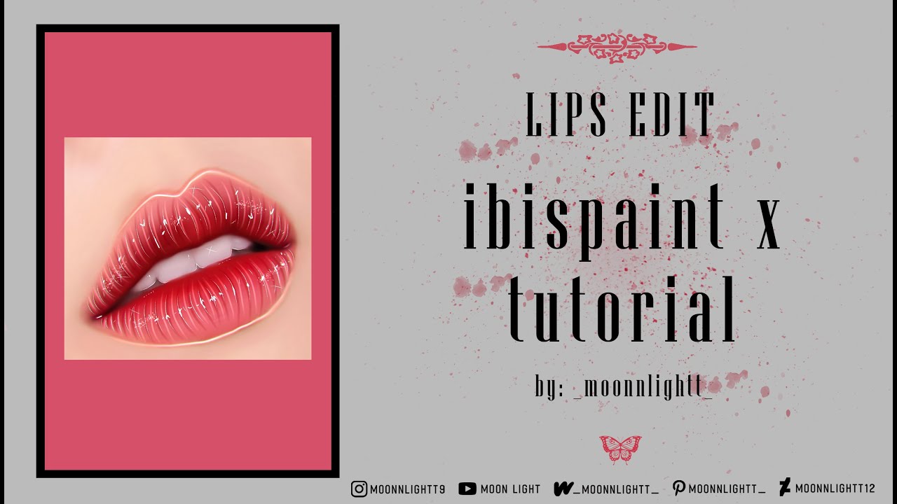 TUTORIAL: Lips Edit | IbisPaint X - YouTube