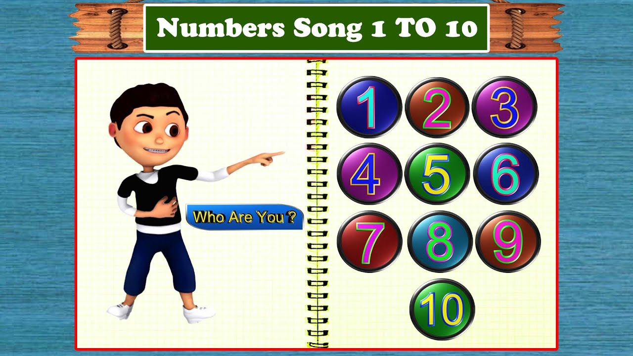 Numbers Song | Learn | Numbers | 1 To 10 | For Kids - YouTube