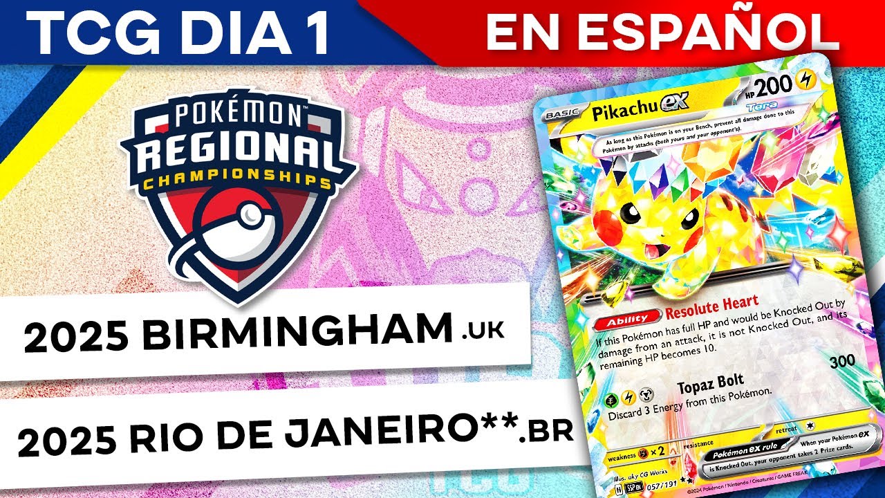 TCG DIA 1 TORNEO REGIONAL POKEMON TCG TCG Birmingham - RIO de JANEIRO ...