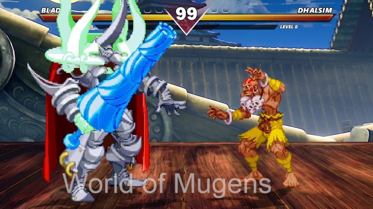 [Street Fighter Mugen] Blade Vs Dhalsim - YouTube