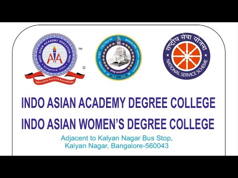 INDO ASIAN ACADEMY DEGREE COLLEGE INDO ASIAN WOMEN'S DEGREE COLLEGE ...
