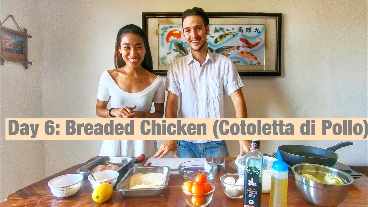 Day 5: Breaded Chicken (Cotoletta di Pollo) - YouTube