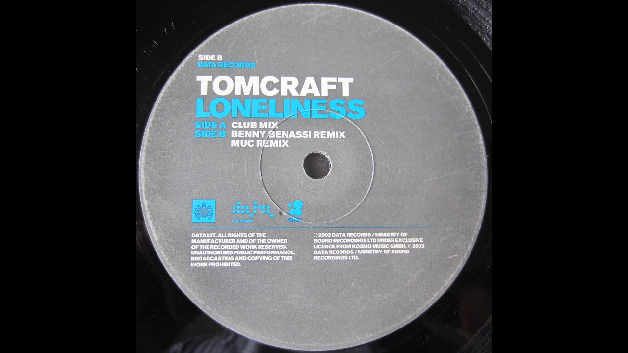 Tomcraft - Loneliness (Club Mix) 2002 - YouTube