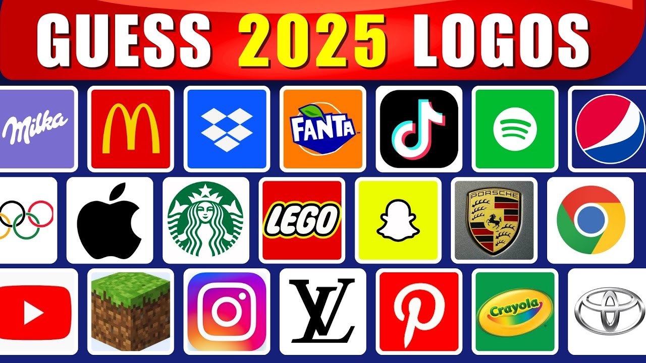Can You Name These Famous Brand Logos in 3 Seconds? 2025 LOGO QUIZ ...