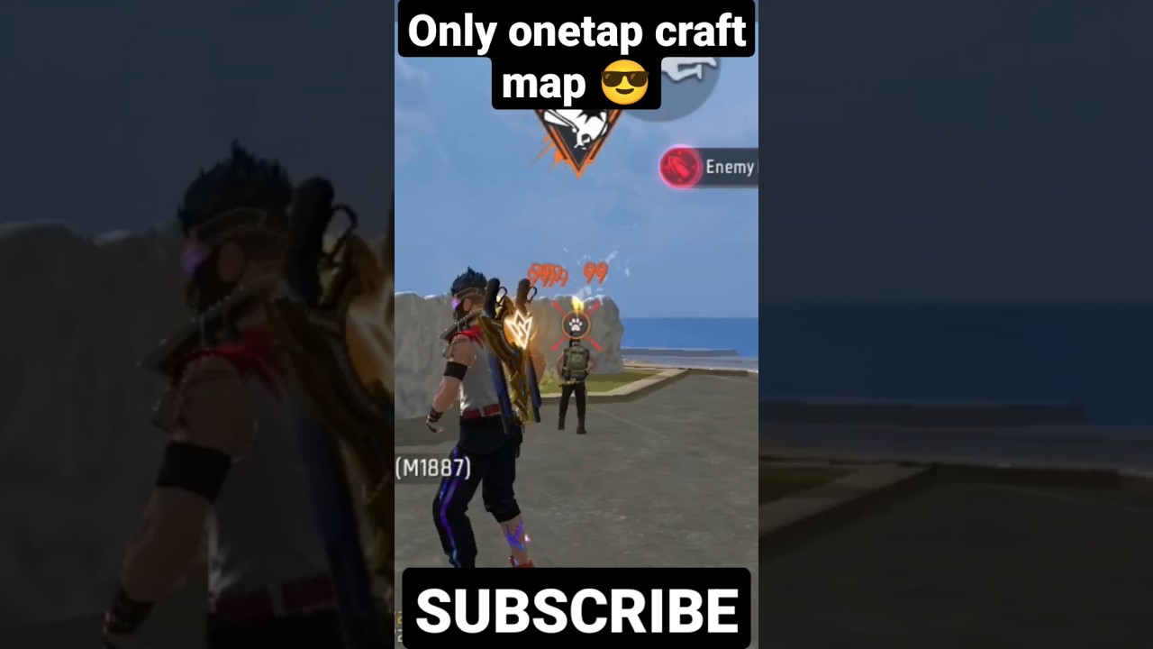 only one tap no body shot craft map 😈 | craft code lene ke liye subscribe kre or comment me ...