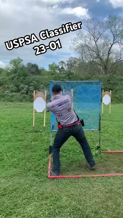 USPSA Classifier - 23-01 - THS Short Course - 79% - A Class - 11 Alphas - 1 Charlie - 7.58 ...