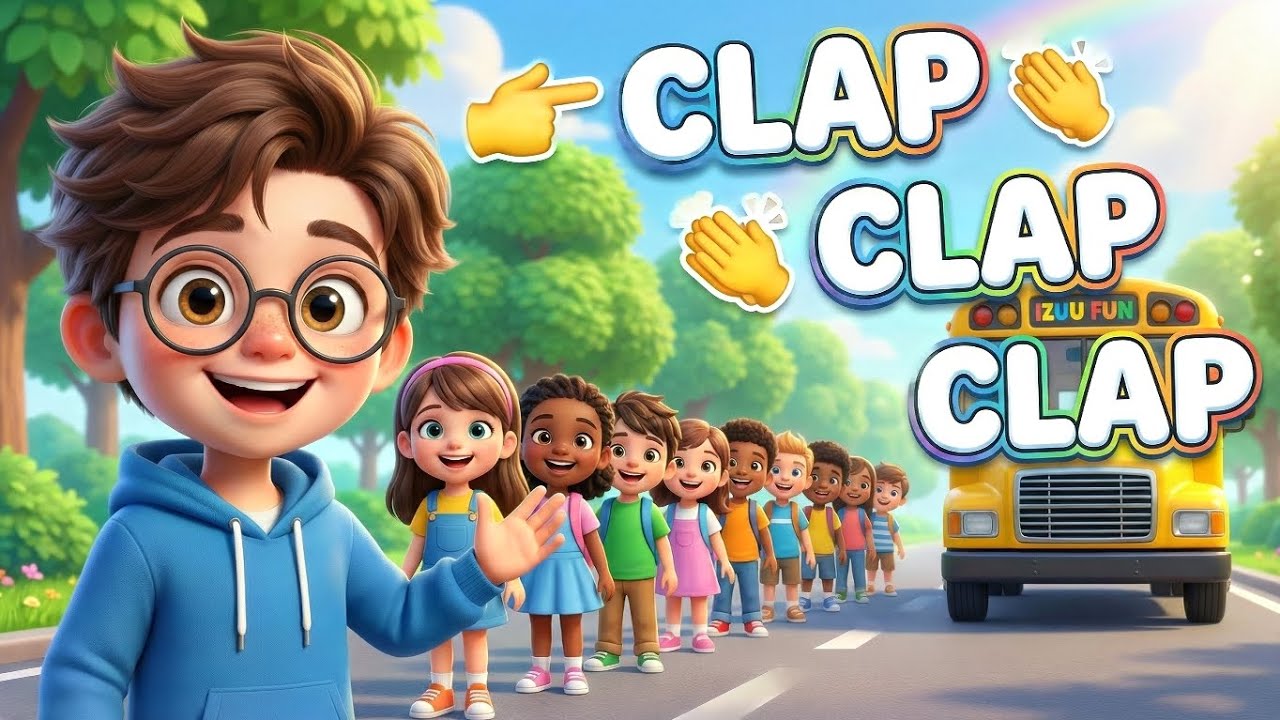 Clap Clap Clap | Fun Kids Rhyme | Izuu Fun Bus Song - YouTube
