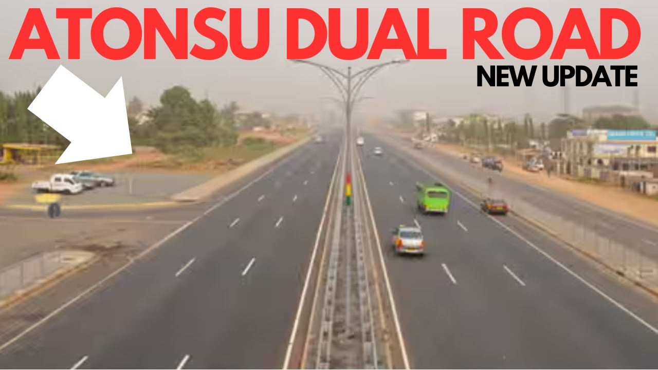 Current Update on Atonsu Double Road Project update Dec'23. - YouTube