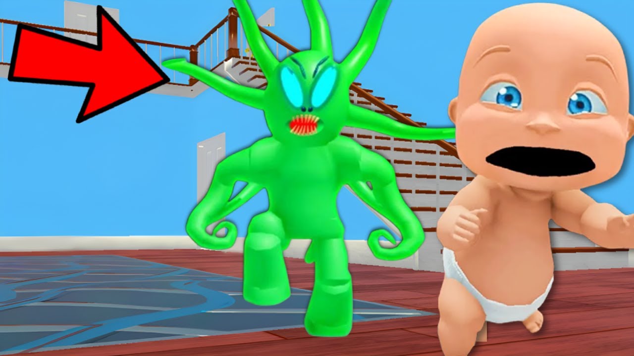 Baby Escapes EVIL ALIEN! - YouTube