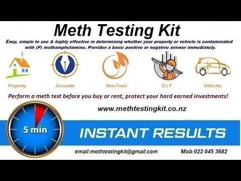 Meth Test kit (D.I.Y surface swab test for Methamphetamine Residue) P ...