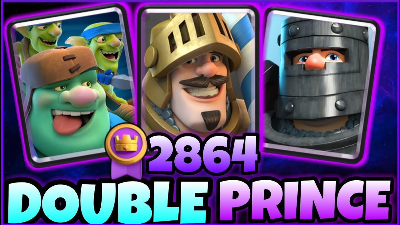 Top Ladder with Goblin Giant Double Prince Deck.! - YouTube
