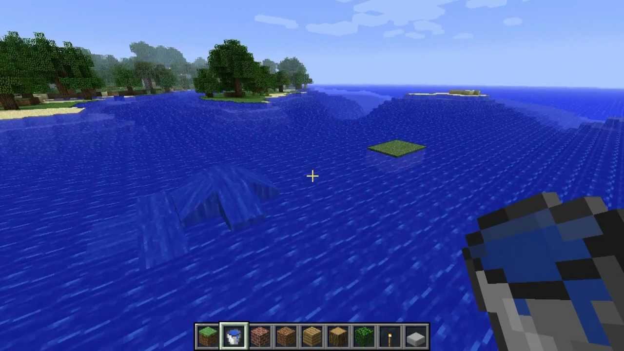 ENLEVER LES VAGUES D'EAU MINECRAFT [FULL HD] - YouTube