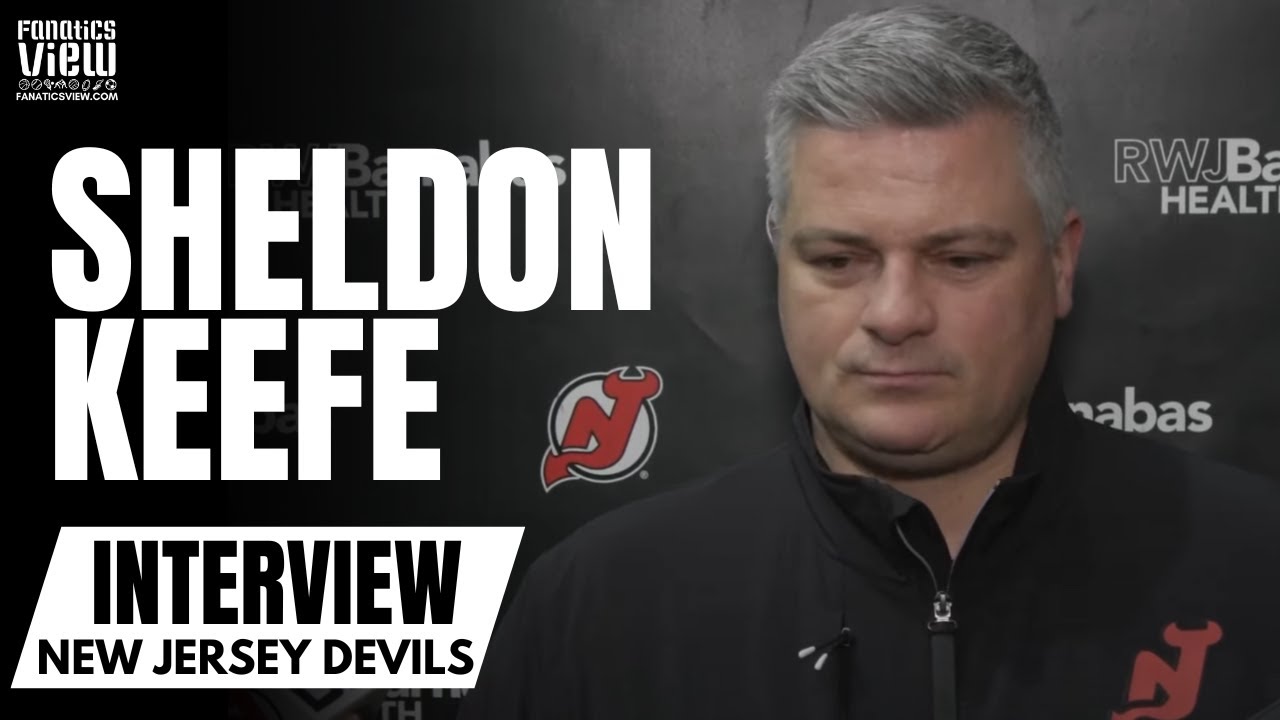 Sheldon Keefe Discusses New Jersey Devils Losing Jack Hughes for Entire ...