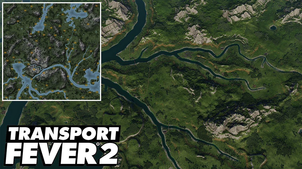 MAP PREVIEW! - Transport Fever 2 - YouTube